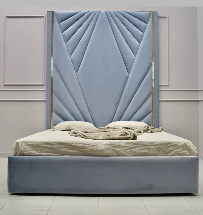 Diamond Geometric Headboard Bed frame – Estelle Decor