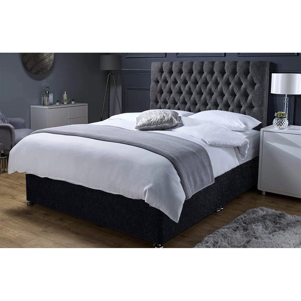 Chesterfield Divan Bed Optional Drawer Storage – Estelle Decor